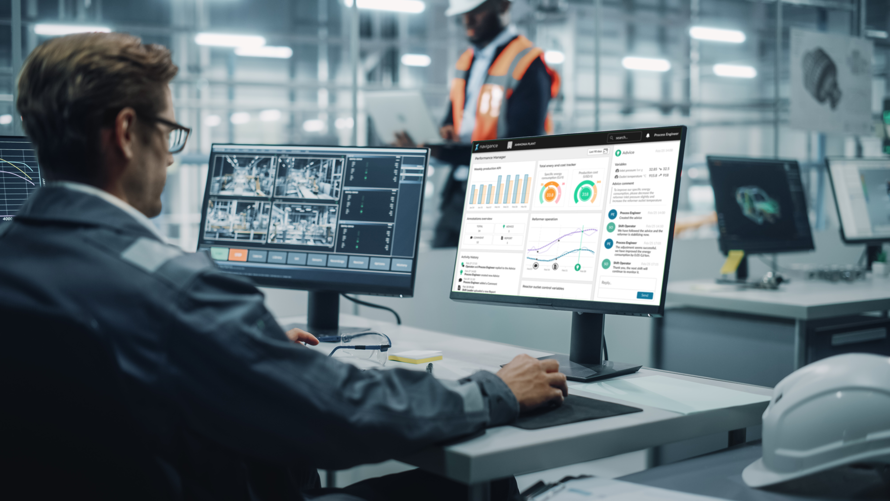Monitoring and optimizing energy use in chemical production